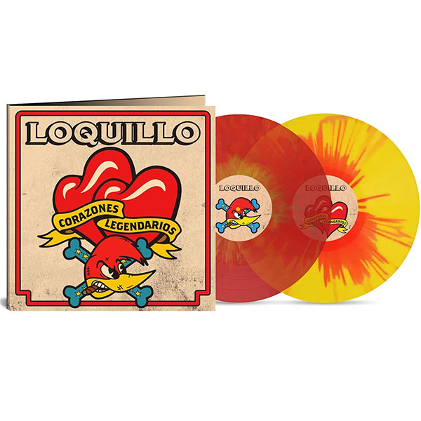 Corazones legendarios (Vinilos Splatter Rojo y Amarillo) (LOQUILLO ...